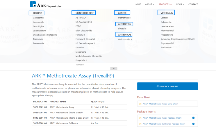 ARK Diagnostics의 판매제품 간단 서치 : 네이버 블로그