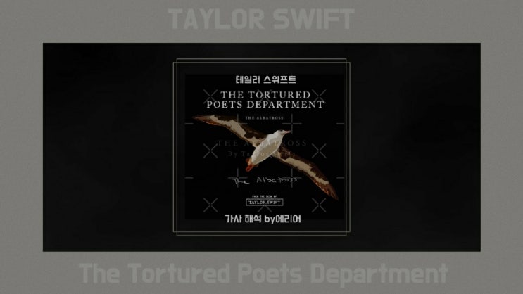 [알바트로스] 테일러 스위프트 Taylor Swift - The Albatross 가사/해석/듣기 : 네이버 블로그