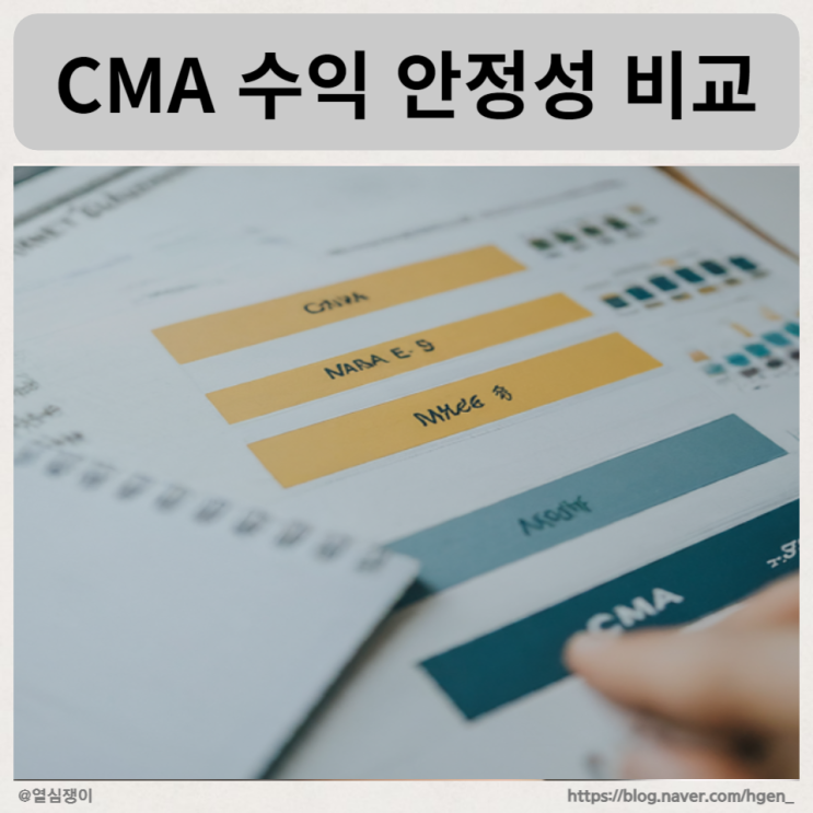 CMA 통장 발행어음형, RP, MMW, MMF 수익 안정성 비교 : 네이버 블로그