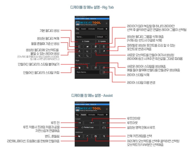 [Dekay Tool] 걷기, 뛰기 복잡하고 어려운 리깅을 클릭 한방으로 해결해주는 디케이툴 : 네이버 블로그