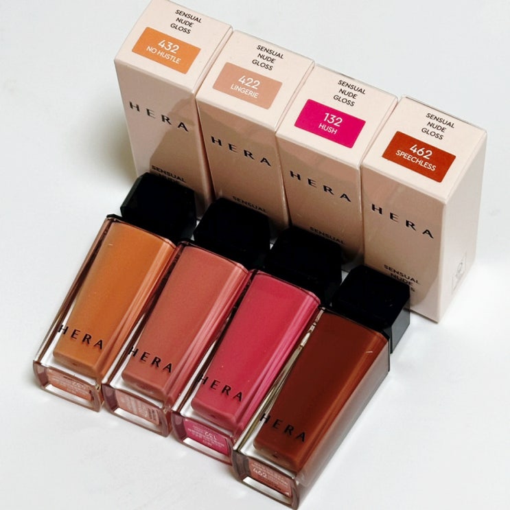 [HERA] 헤라 센슈얼 누드 글로스 432노허슬 422란제리 132허쉬 462스피치리스 : 네이버 블로그