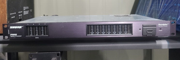 (SHURE)슈어 P4800 스피커 프로세서.DSP #25만 : 네이버 블로그