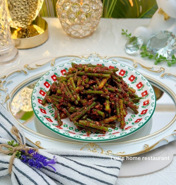 백종원 마늘쫑무침 레시피 저당 고추장마늘쫑무침 요리 마늘쫑반찬 저녁 밑반찬 만들기 메뉴 네이버 블로그