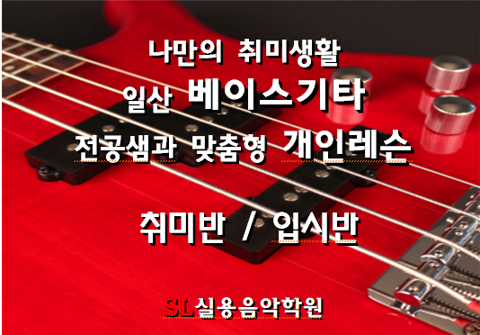 일산베이스기타 마두베이스기타레슨 정발산베이스타학원 쉽고 재밌게 배울 수 있는 베이스기타~ 취미반 입시반 네이버 블로그
