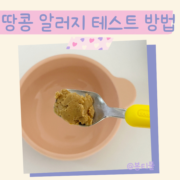 땅콩 알러지 테스트 시기 땅콩버터 활용 예방 방법 네이버 블로그