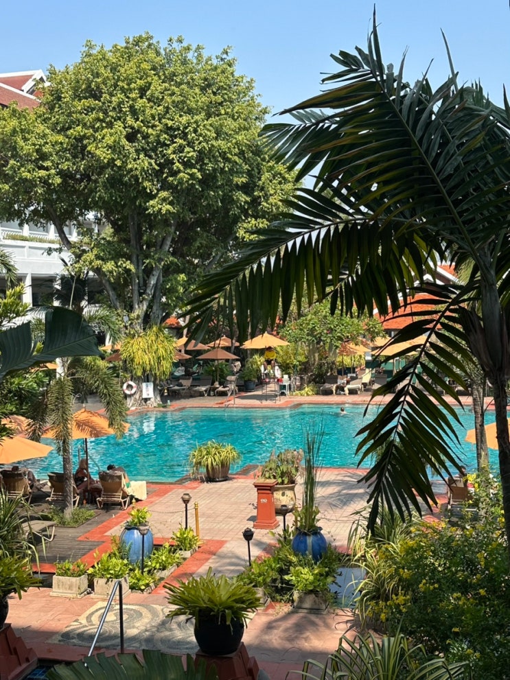 [태국] 방콕 아난타라 리버사이드 리조트 Anantara Riverside Bangkok Resort (조식, 수영장, 아이콘 ...