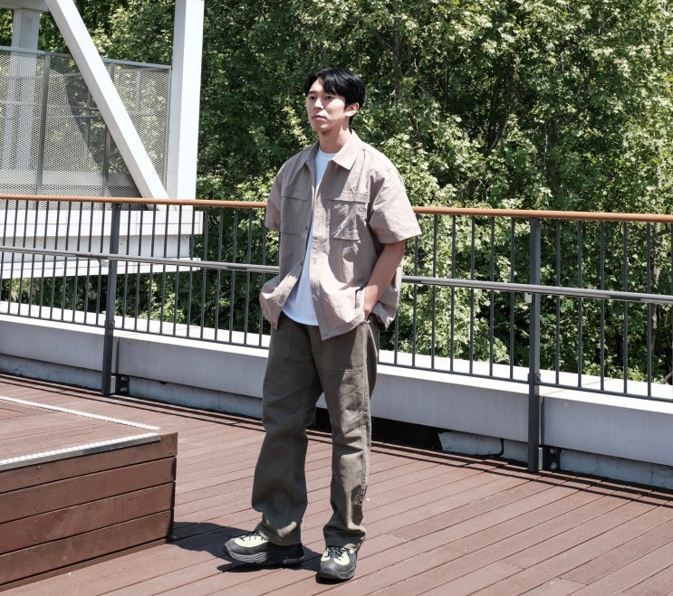 오버핏 남자 반팔 셔츠 나일론이라 더 예쁜 커버낫 추천 네이버 블로그