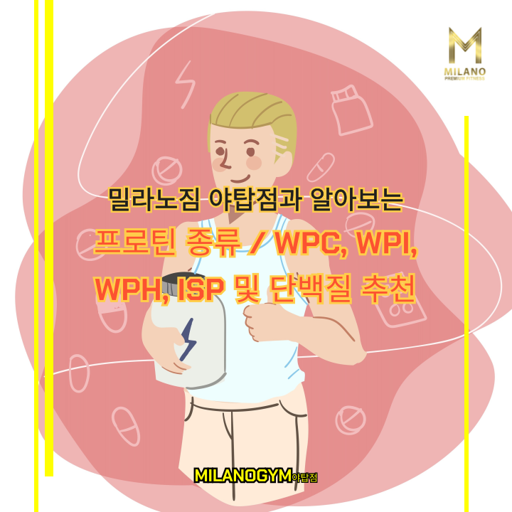 [야탑헬스장]밀라노짐 야탑점 프로틴 종류 / WPC, WPI, WPH, ISP 및 단백질 추천 : 네이버 블로그