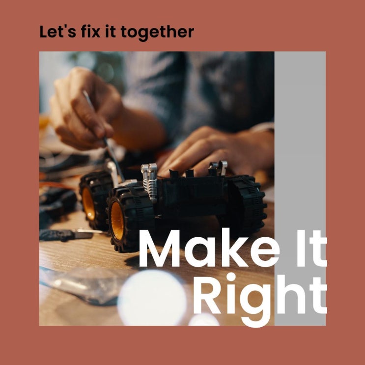 make it right 뜻, 잘 쓸 수 있는 3가지 상황 : 네이버 블로그