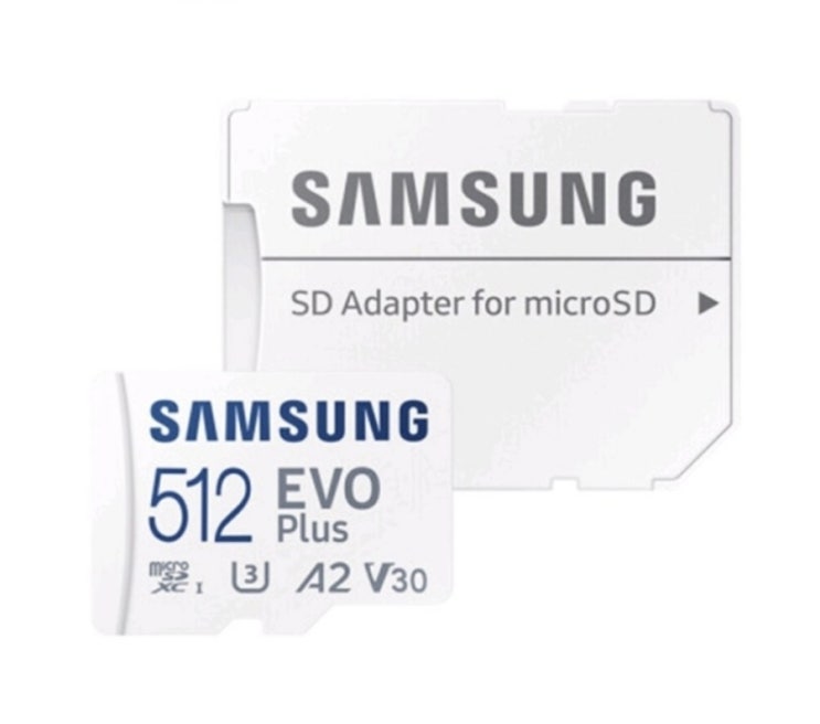 갤럭시 퀀텀4 (Galaxy A54, SM-A546S) 고화질 사진 저장을 위한 외장 메모리 확장(마이크로SD EVO PLUS 512GB MB-MC512KA/KR ...