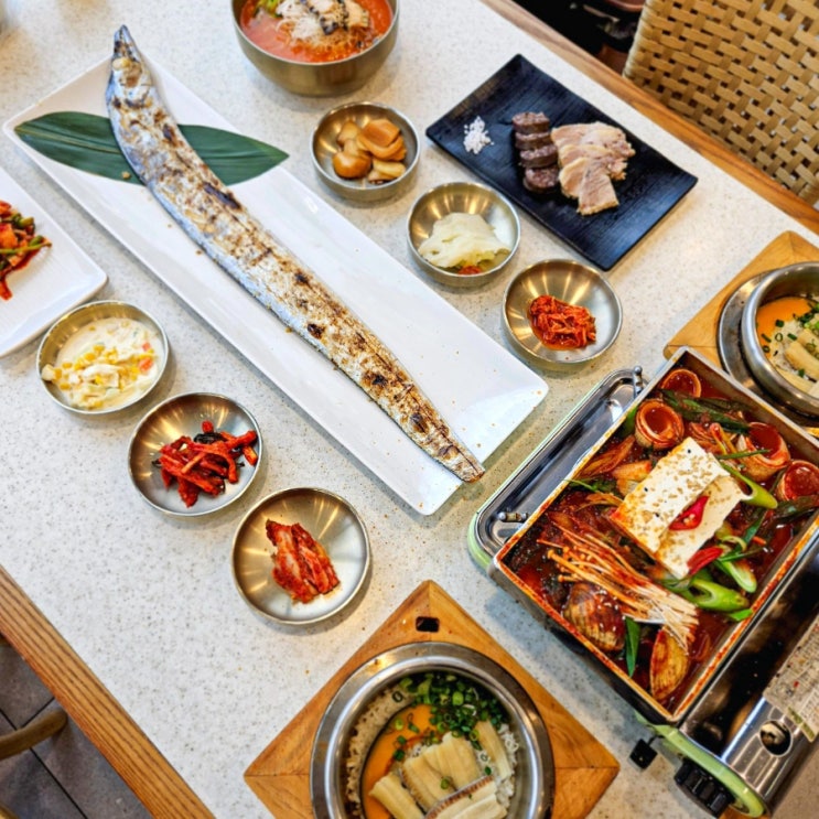 제주공항 근처 갈치 맛집 제주도 통갈치조림 구이 궁서체 탑동 본점 네이버 블로그