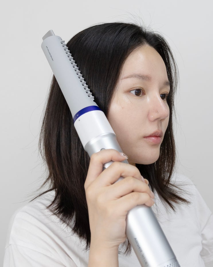 헤어 드라이기 추천 유닉스 에어샷 랩모션 중단발 S컬 C컬 셀프 스타일링 후기 네이버 블로그