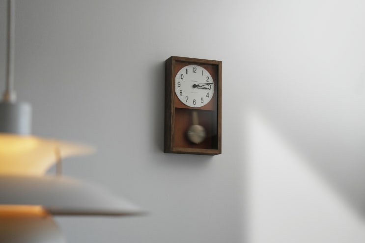 Hinoki pendulum clock by Chambre : 네이버 블로그