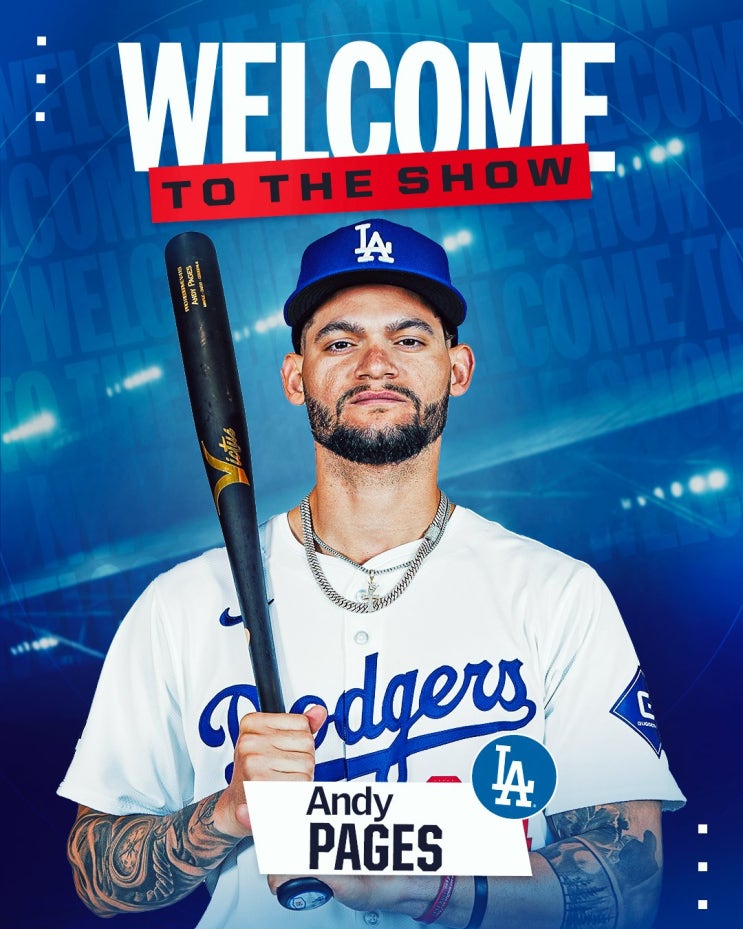 LA 다저스의 외야수인 앤디 파헤스 (Andy Pages)에 대해서 알아보자 : 네이버 블로그