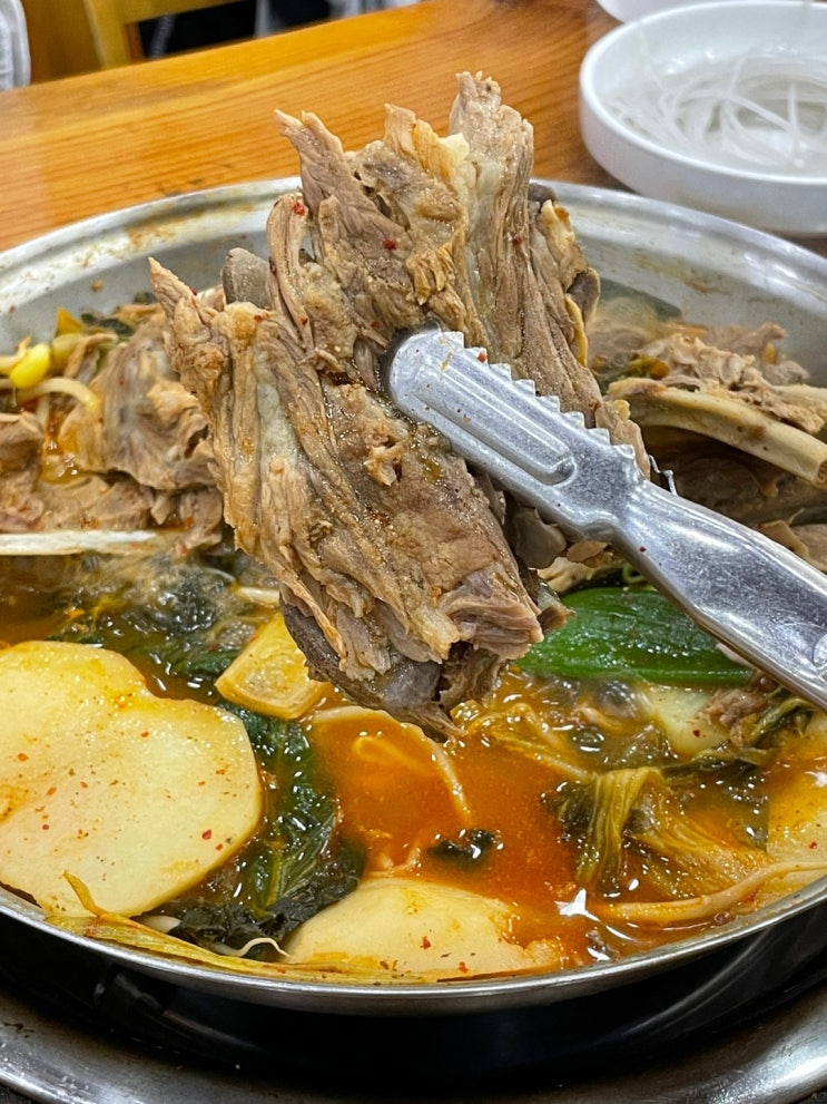 맛집탐방 약대동 대청마루 약대동 감자탕 맛집 후기 내돈내산 부천페이 주차 네이버 블로그