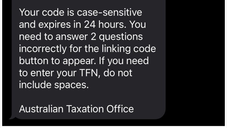 [호주 워킹홀리데이] 택스 리턴 2 - ATO 연동하기 / Linking code 받는 법 : 네이버 블로그