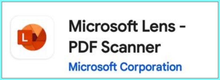Microsoft Lens PDF Scanner 설치하고 사용방법 : 네이버 블로그