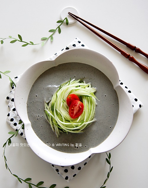 서리태콩물두유로 서리태 콩국수 만들기 두유제조기 레시피 검은콩국수 요리 콩물 만들기 네이버 블로그
