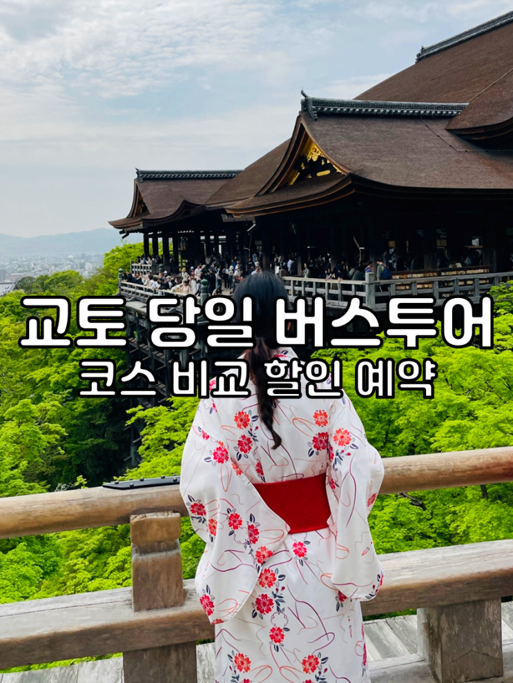 오사카 교토 버스투어 비교 예약 교토 당일치기 여행 코스 추천 네이버 블로그