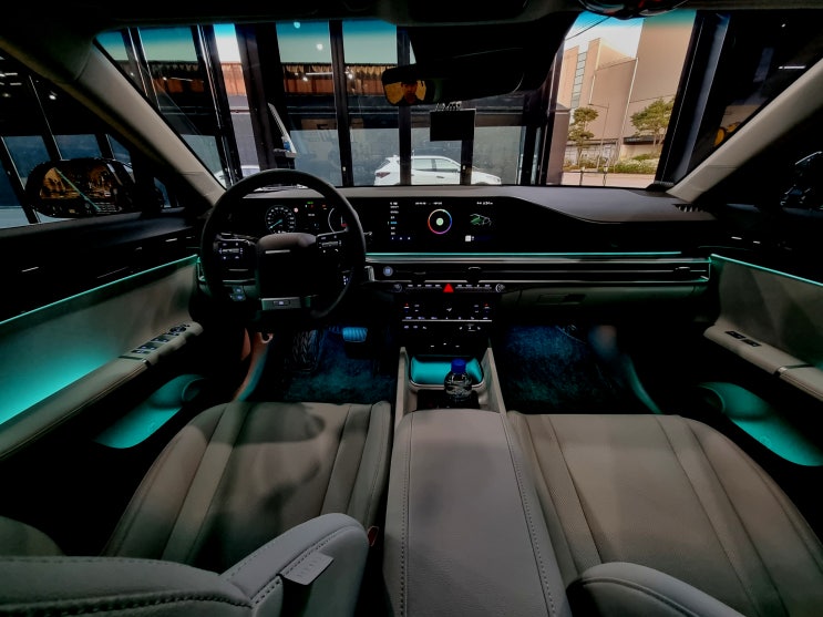 디 올뉴 그랜저 GN7 비노출 엠비언트 시공 순정같이 깔끔함 : 네이버 블로그