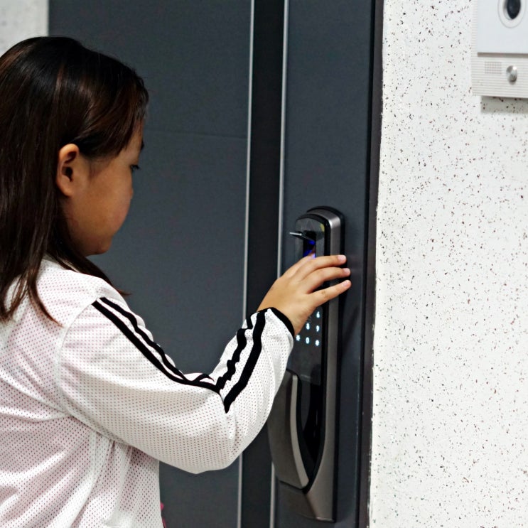 지문인식도어락 밀레 푸시풀 Me P70f 디지털도어록 설치방법 네이버 블로그