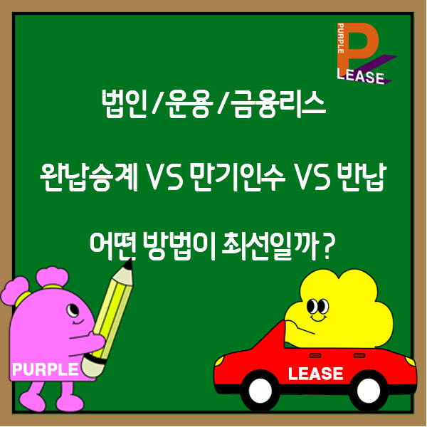 법인리스매각 완납승계와 만기인수 그리고 반납 중 제일 좋은 리스차 판매 방법은 네이버 블로그