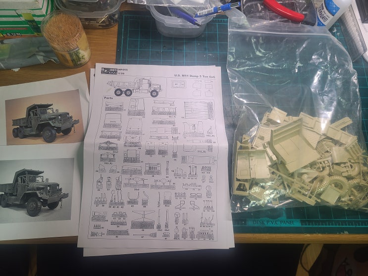 [모형] Hobby Fan (하비팬) U.S. M51 Dump 5 Ton 6x6 1/35 HF055 : 네이버 블로그