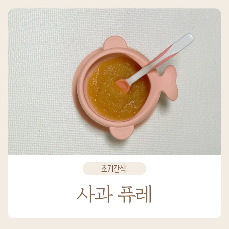 초기이유식레시피 1단계간식 사과퓨레 이유식마스터기 베이비무브 싱싱햇 네이버 블로그