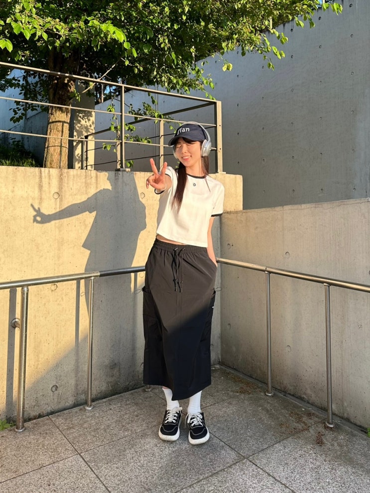 디스커버리 여자 크롭티 고윤정 여름 반팔티셔츠 예뻐 코디 추천🤍 네이버 블로그