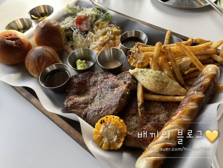 영종도 맛집 네온몬스터즈 브런치 And 스테이크 하우스 분위기 좋은 레스토랑 메뉴가격 有 네이버 블로그