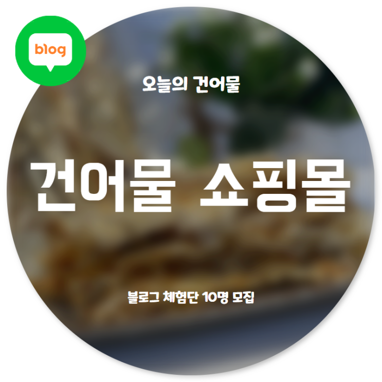 오늘의 배송 좋은 재료를 사용하여 안심하고 먹을 수 있는 오늘의 건어물 쇼핑몰 리뷰어 모집 네이버 블로그
