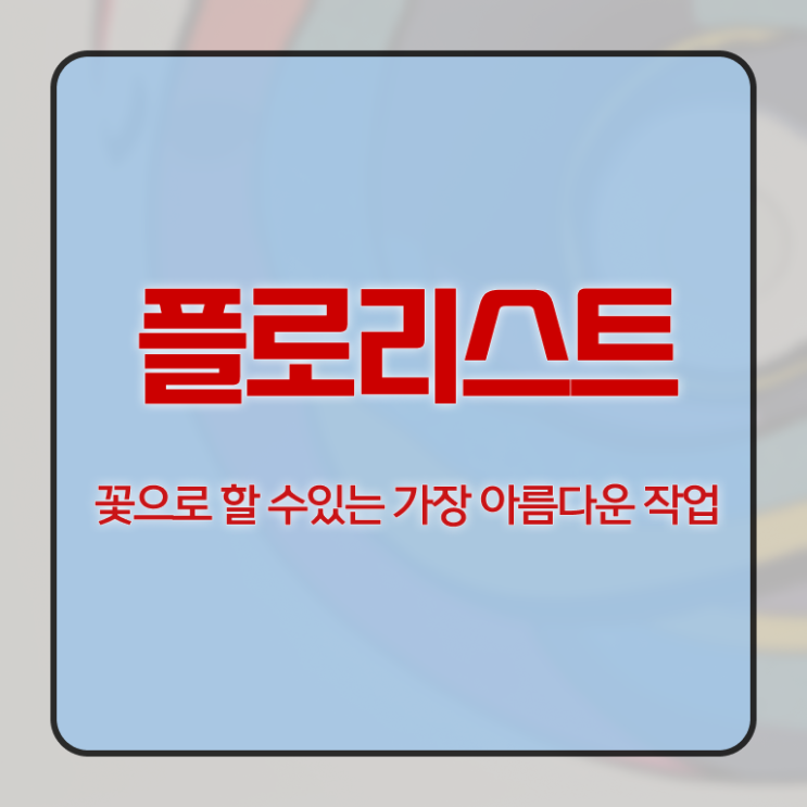 꽃꽂이 원데이클래스 가격 플로리스트 자격증 온라인으로 간단히 취득했던 후기 무료수강 혜택 네이버 블로그
