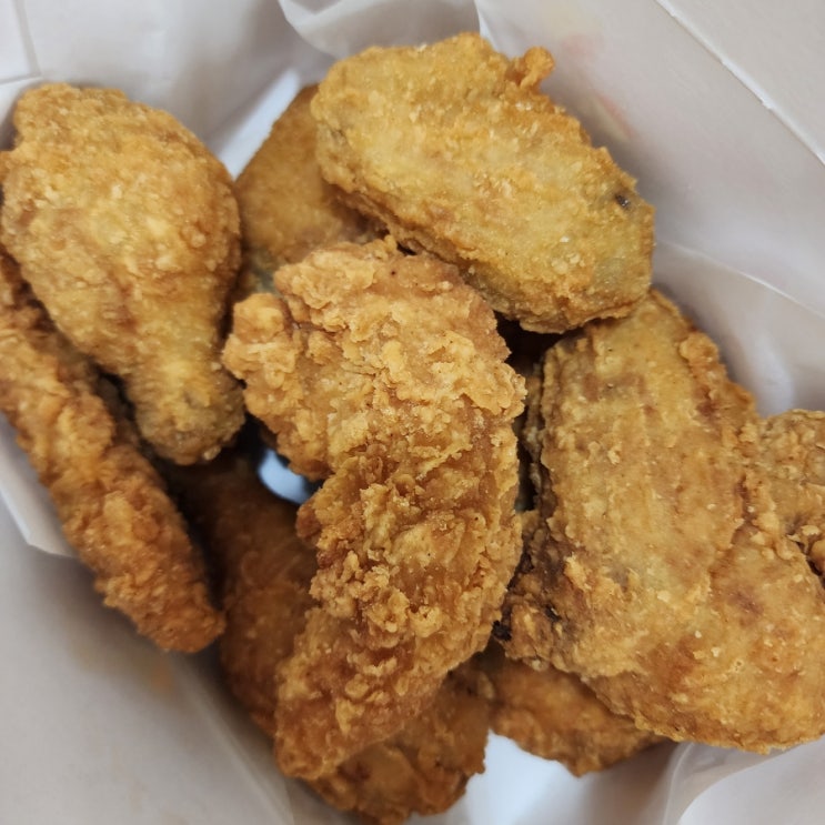 롯데리아 치킨패밀리팩 포테이토 세트 후기 | 치킨 구성 및 가격 : 네이버 블로그