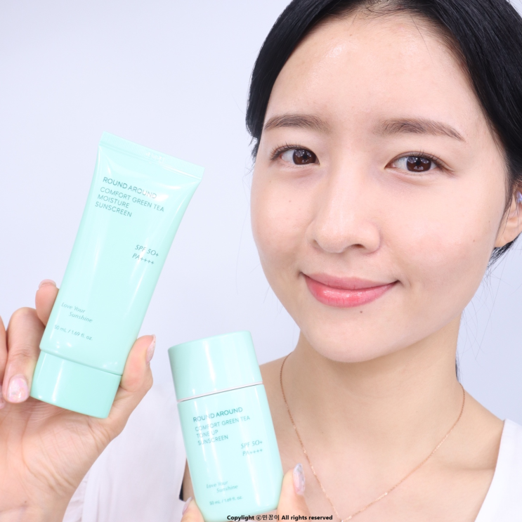 올리브영 선크림 추천 라운드어라운드 속수분 And 톤업 데일리 썬크림 네이버 블로그