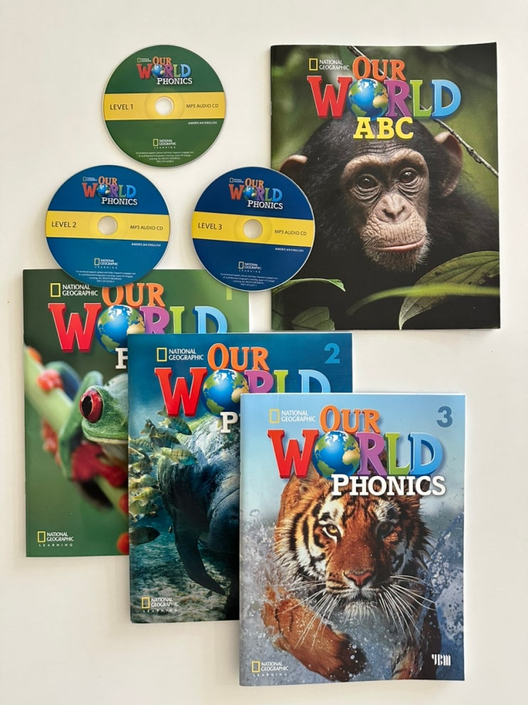 내셔널 지오그래픽 Our World Phonics 파닉스 영어 교재 문법 책 워크북 공구 : 네이버 블로그