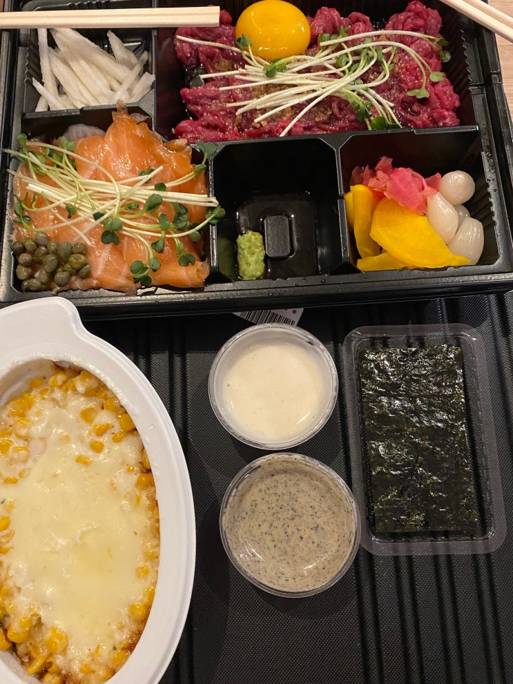 내돈내산 냠냠굿 강릉 세인트존스 호텔 근처 맛집 앙팡 베이커리 밤하늘포차 연어and육회 강릉 중앙시장 먹거리 네이버 블로그