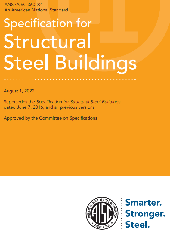 021. AISC 16th/A360-22 Classification of Sections for Local Buckling ...