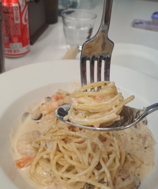 숙대 정셰프의 진심 파스타 🍝 혼밥하기 좋은 숙대 파스타 맛집 베이컨알리오올리오 명란새우크림파스타 와인에이드