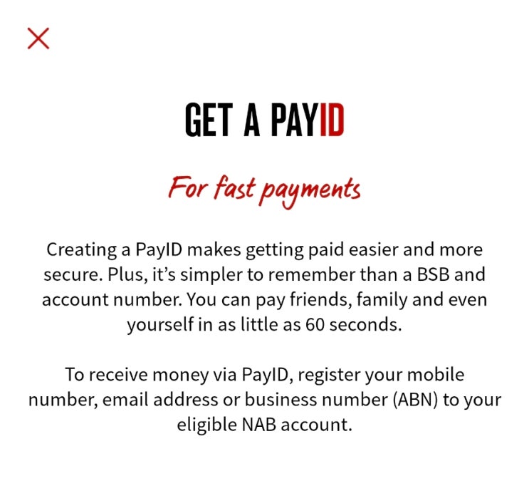PayID란? 호주 NAB PayID 만드는 법! 간단 송금 및 계좌이체 : 네이버 블로그