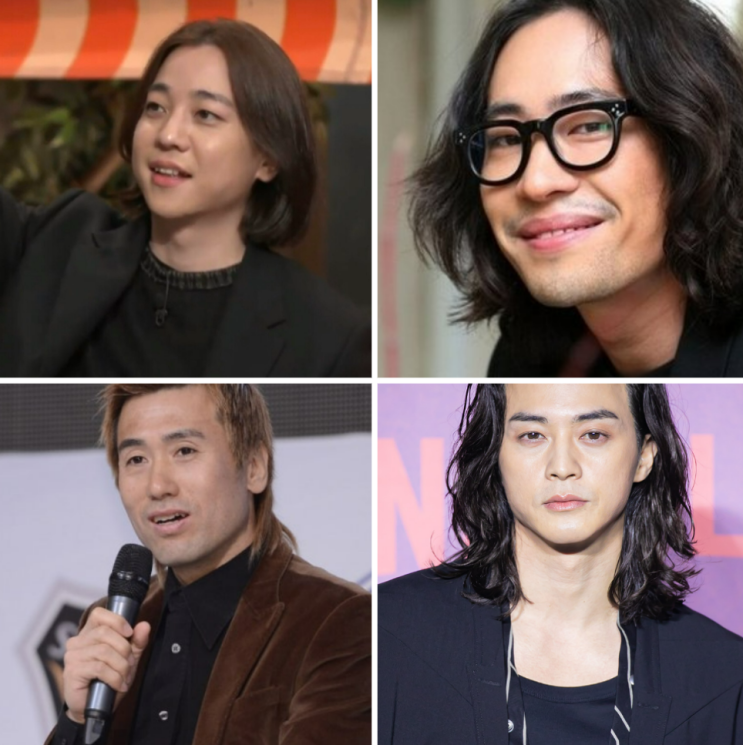 한때 유행했던 남자 연예인 레이어드컷 헤어스타일넉살 단발 김병지컷 장발 펌 예수 머리 네이버 블로그