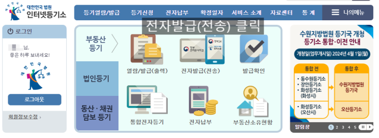 부동산 전세 보증금 미반환 대응하기 5편임차권 등기명령 신청 전 사전 작업하기 전자등기사항증명서 등기신청수수료 등록