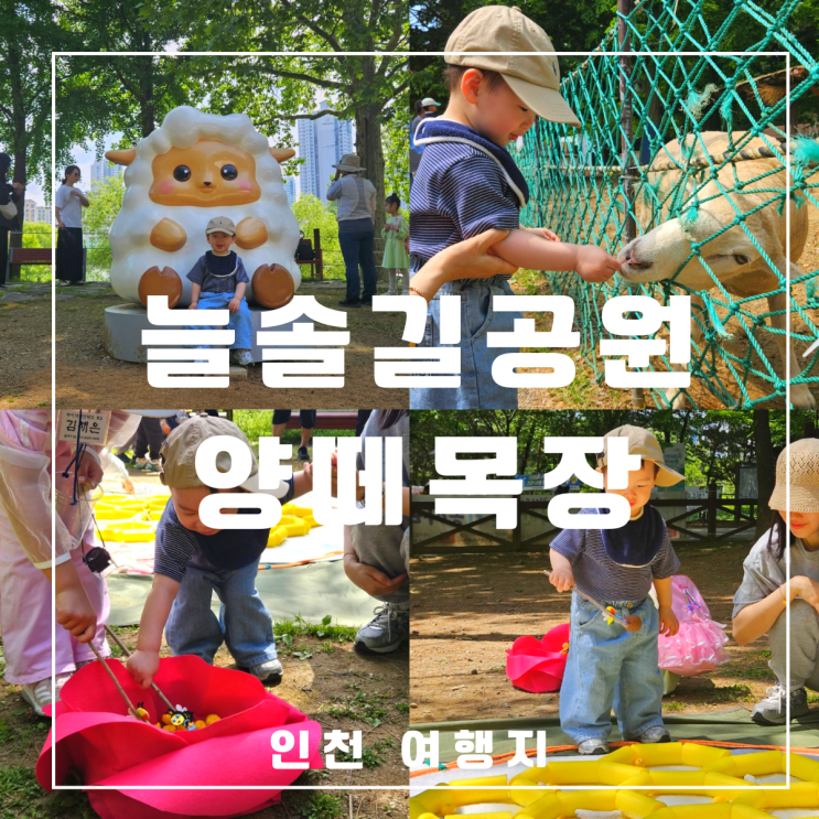 인천 아이와 가볼만한곳 늘솔길공원 양떼목장 방문 주차꿀팁 공유 네이버 블로그