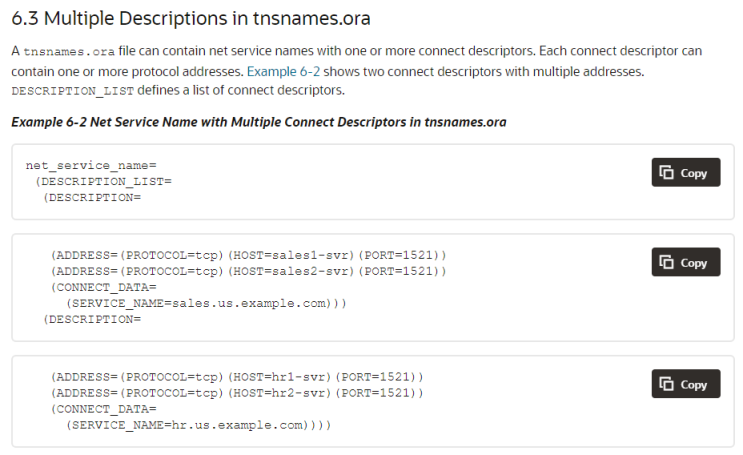 JDBC Connection URL for Oracle RAC Database (tnsnames.ora) : 네이버 블로그 JDBC Connection URL for Oracle RAC Database (tnsnames.ora) : 네이버 블로그
