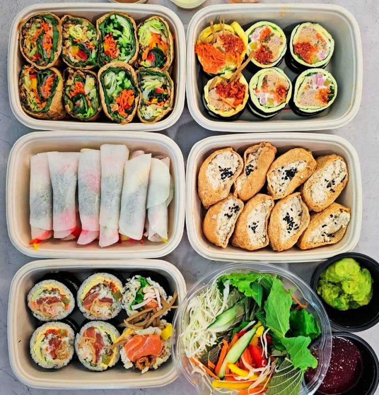 강남 월남쌈 맛집 수아당 키토김밥 다이어트 도시락 추천 외식 네이버 블로그