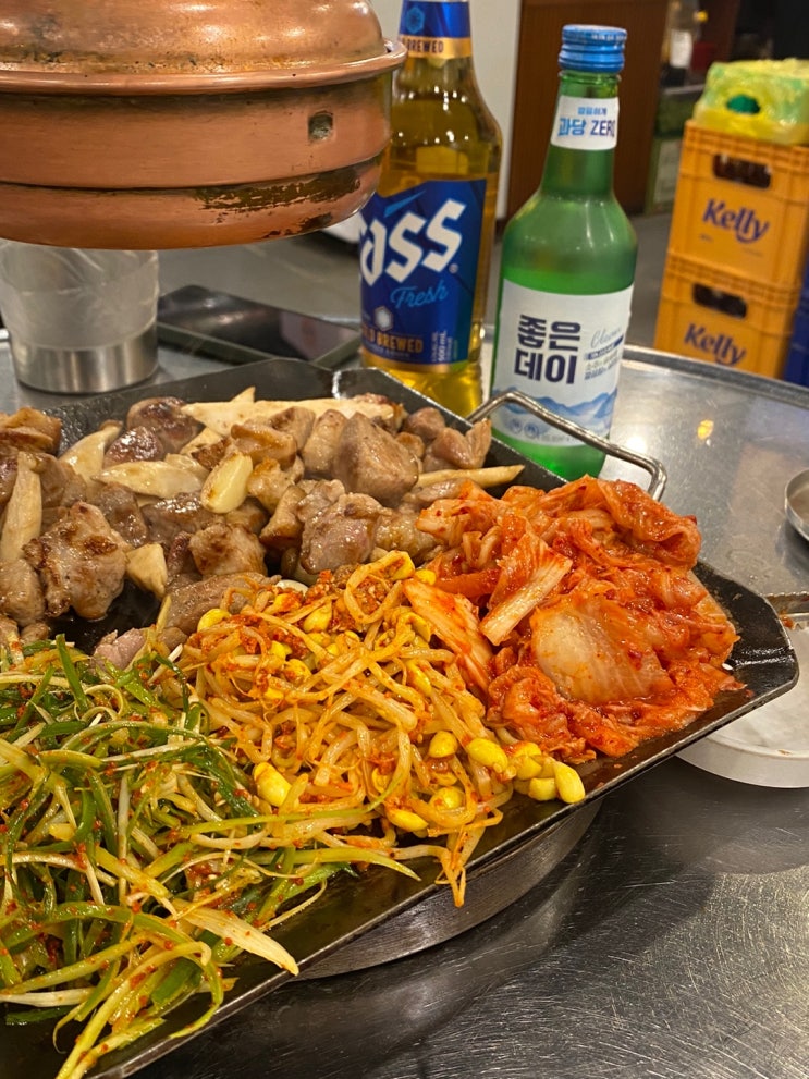 경주용황맛집 고기집 평화김해뒷고기 용황점 연탄불에 구워주는 돼지고기 솔직리뷰 네이버 블로그