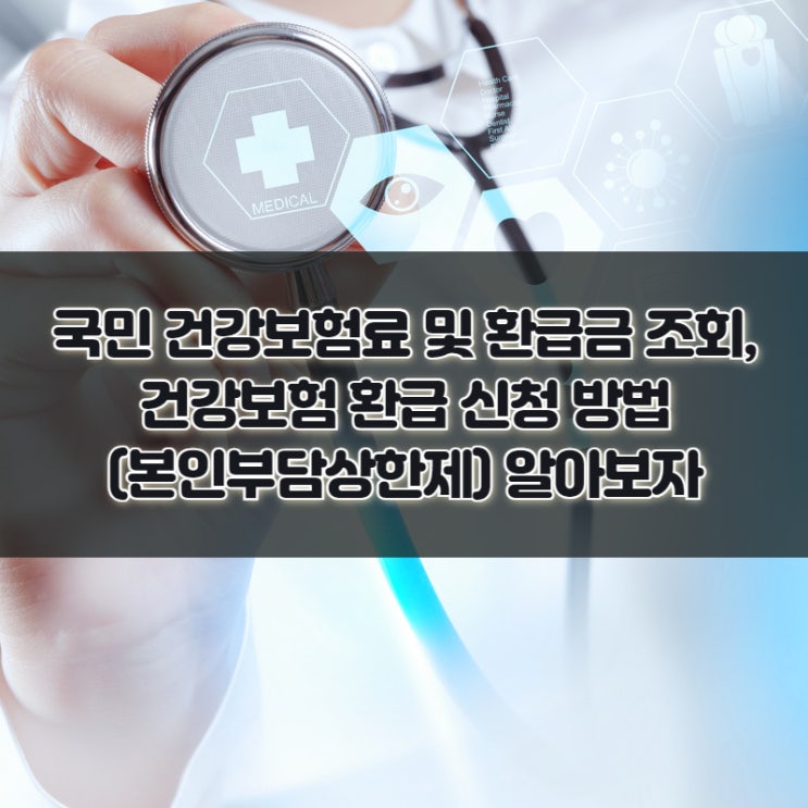 국민 건강보험료 및 환급금 조회 건강보험 환급 신청 방법본인부담상한제 알아보자 네이버 블로그