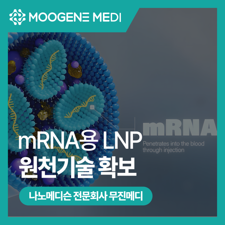 무진메디 mRNA-LNP(지질나노입자) 원천기술 : 네이버 블로그
