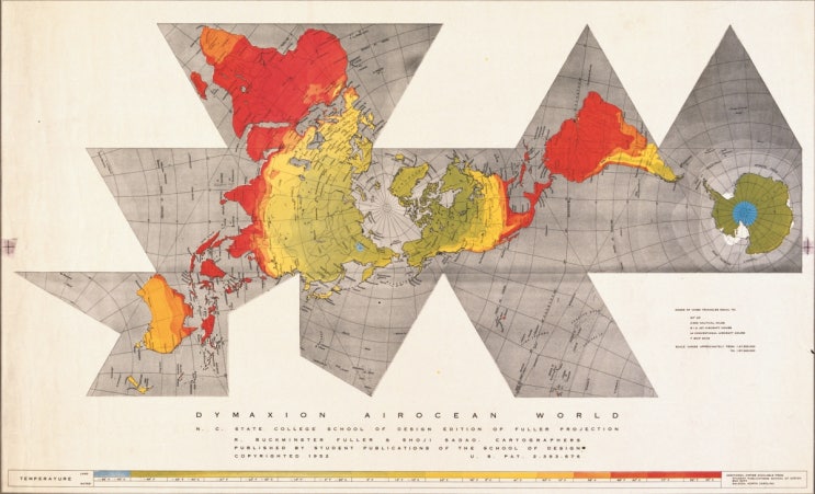 다이맥시온 맵(Dymaxion Map) : 네이버 블로그