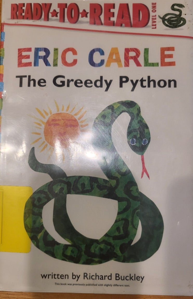 [책영어] 초등저학년영어책 100권 읽기 - 81. Eric Carle The Greedy Python (Ready To ...