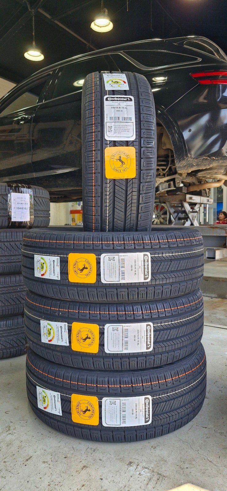 현대 제네시스 Gv70 Suv 콘티넨탈 수입 사계절 컴포트 프리미엄 크로스 콘택트 Rx 235 55 19인치 교체 남양주 비타민